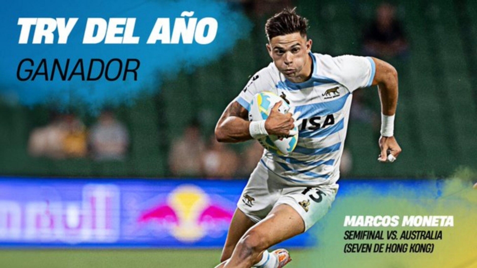 Marcos Moneta, orgullo argentino y de Los Pumas 7s: ganó el premio al ...