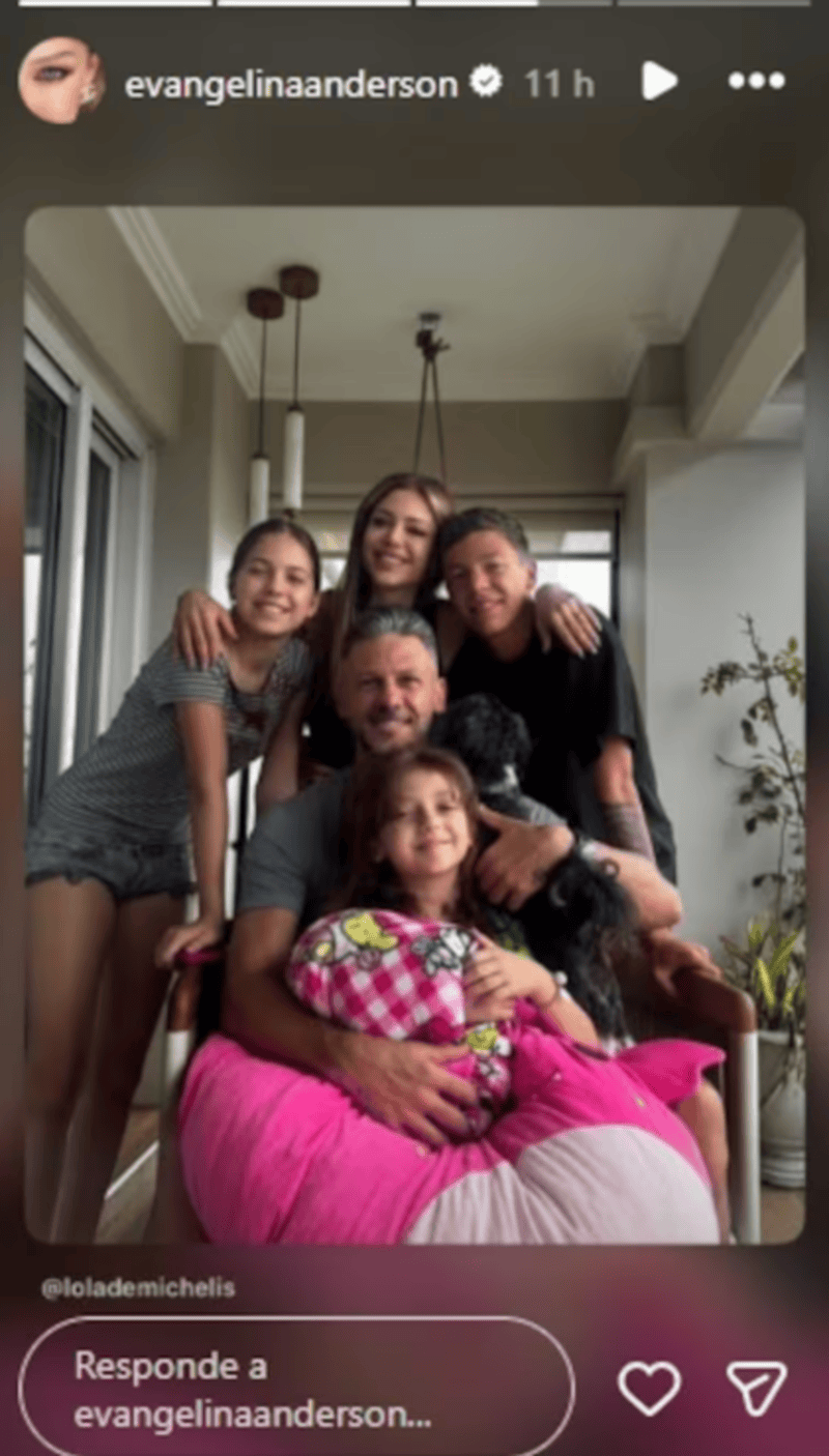 El tierno gesto de Evangelina Anderson con Martín Demichelis en su ...